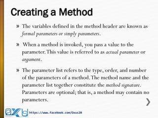 Java Methods | PPTX