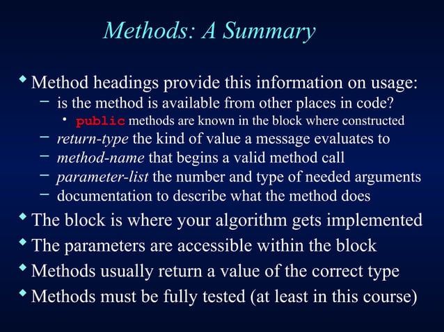JAVA METHODS PRESENTATION WITH EXAMPLES DFDFFD FDGFDGDFG FGGF | PPT