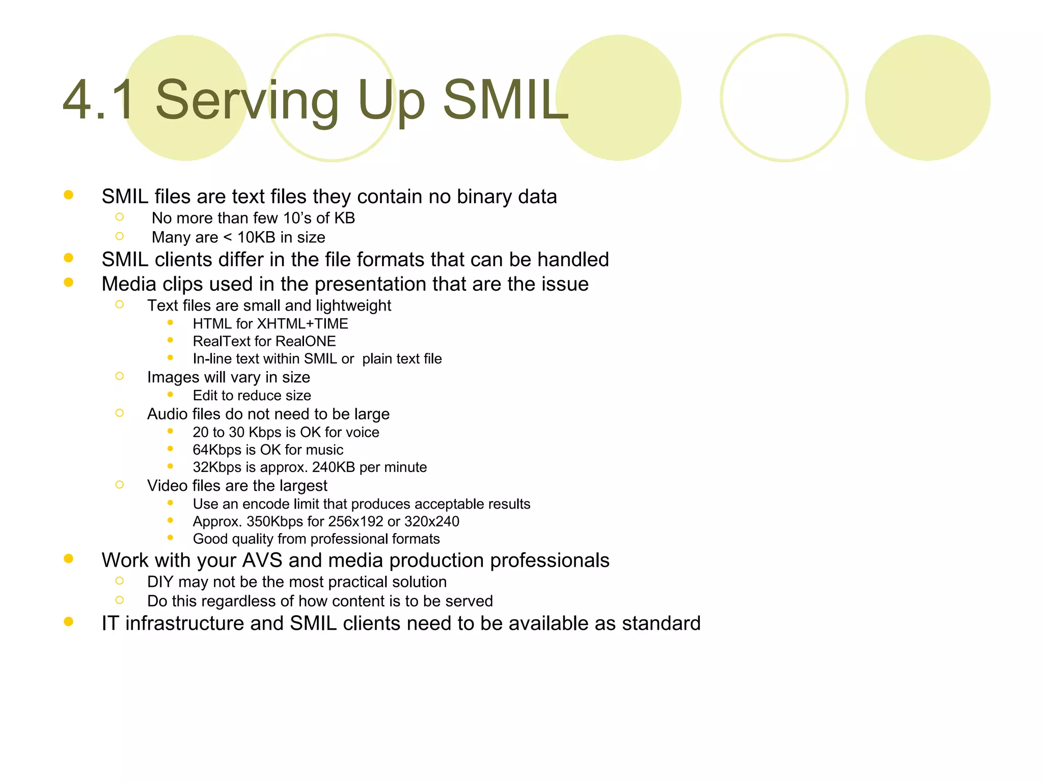 Methods for Serving SMIL Presentations | PPT