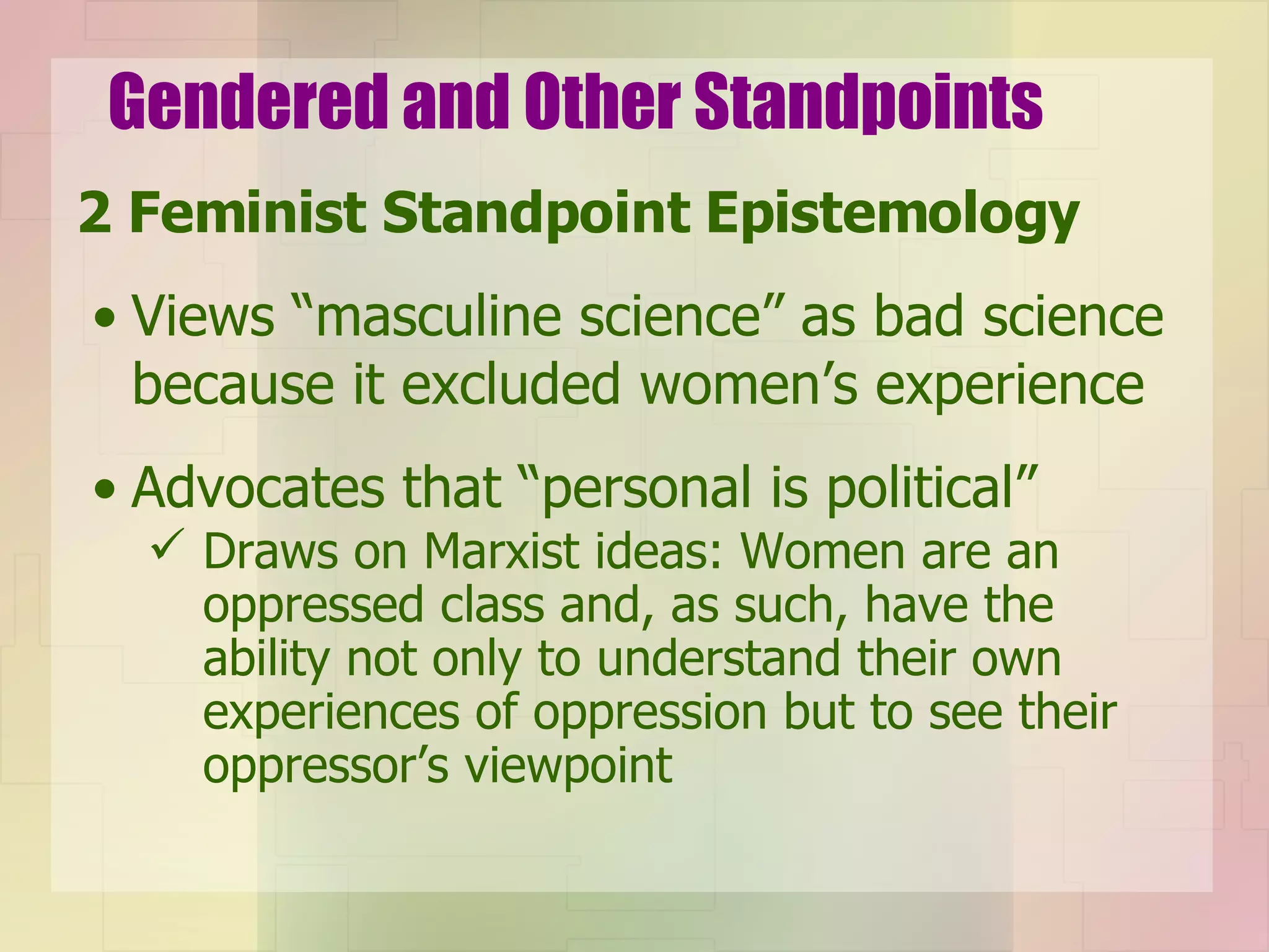 Gender - Research Methods | PPT