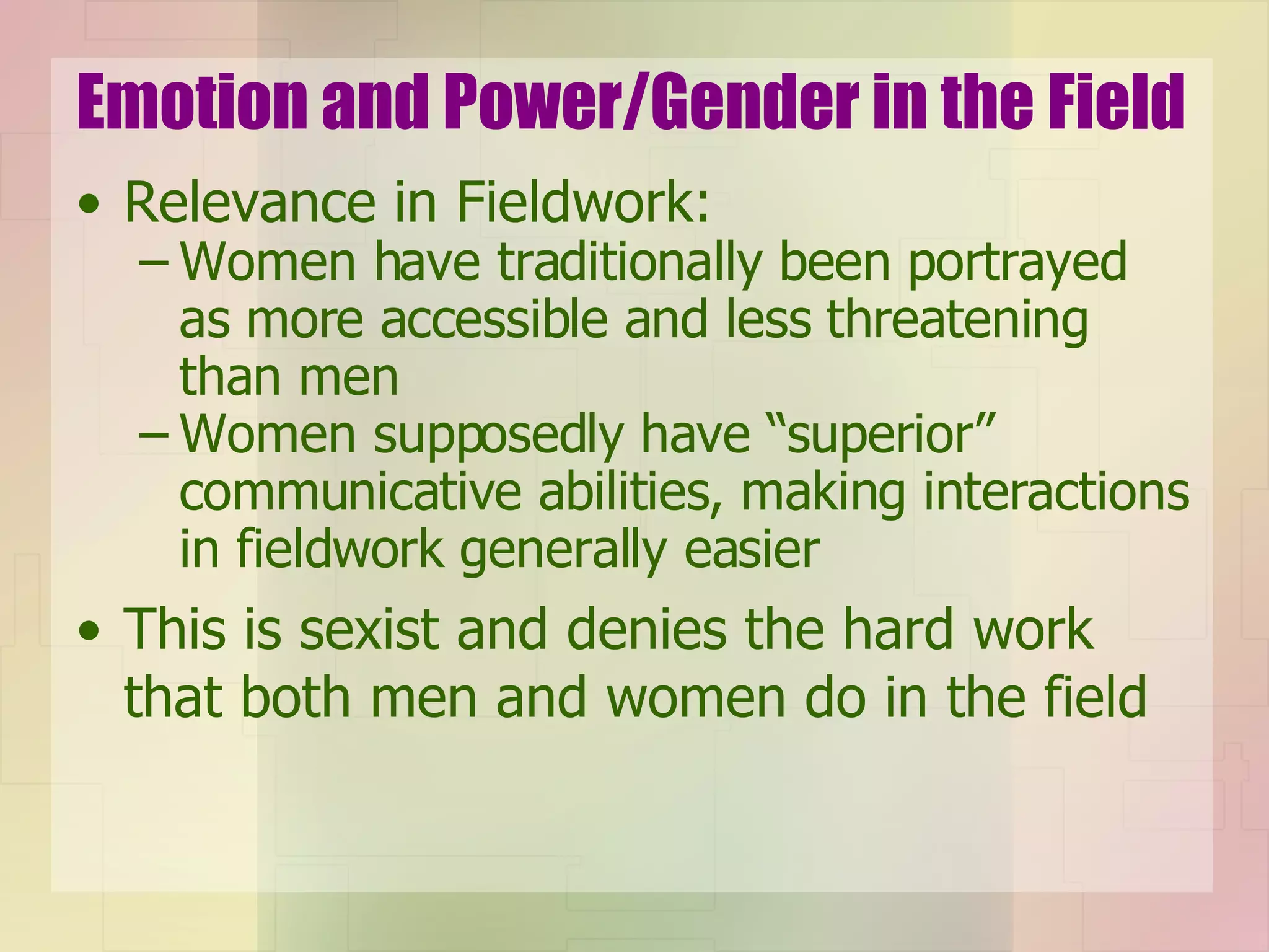 Gender - Research Methods | PPT