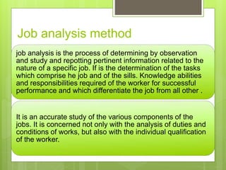 Methods of collecting and presenting occupational information | PPTX