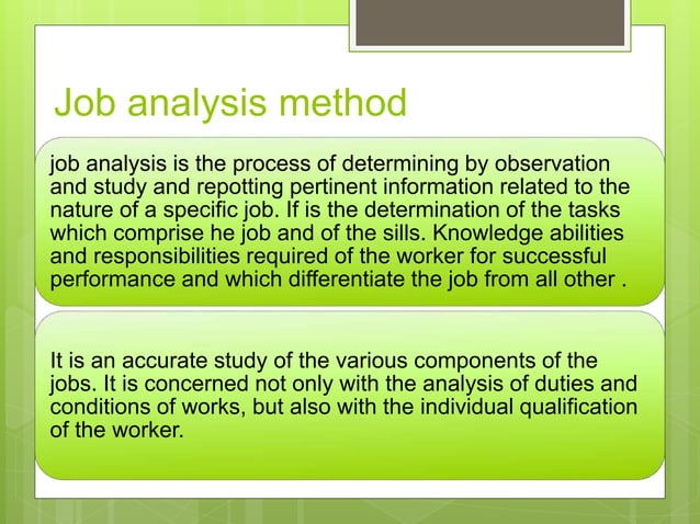 Methods of collecting and presenting occupational information | PPTX