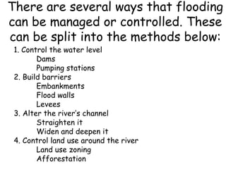 Methods Of Flood Control1274 | PPT | Civil Engineering Industry ...