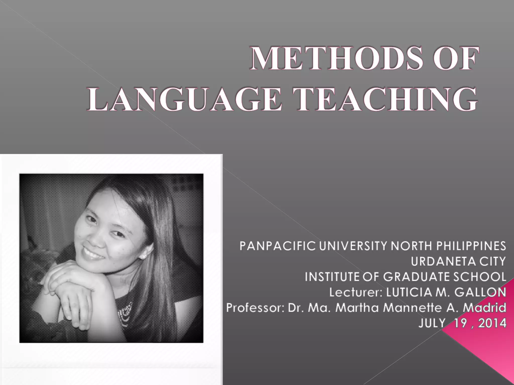 Methods of-language-teaching | PPT