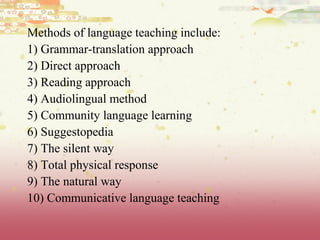 Methods of-language-teaching | PPT