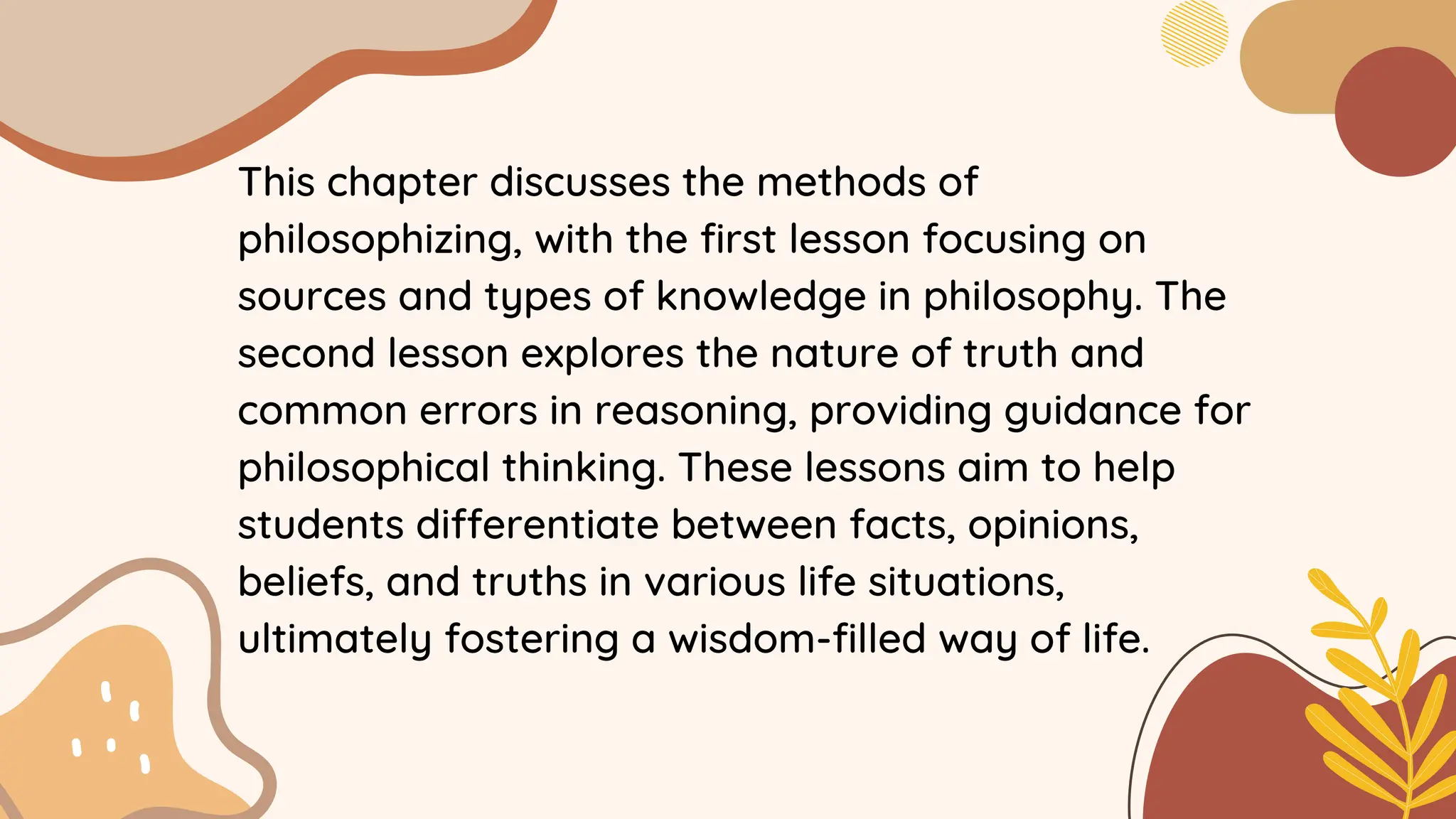 Methods of Philosophizing Senior High Grade 12 | PDF