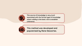 Methods of Philosophizing Senior High Grade 12 | PDF