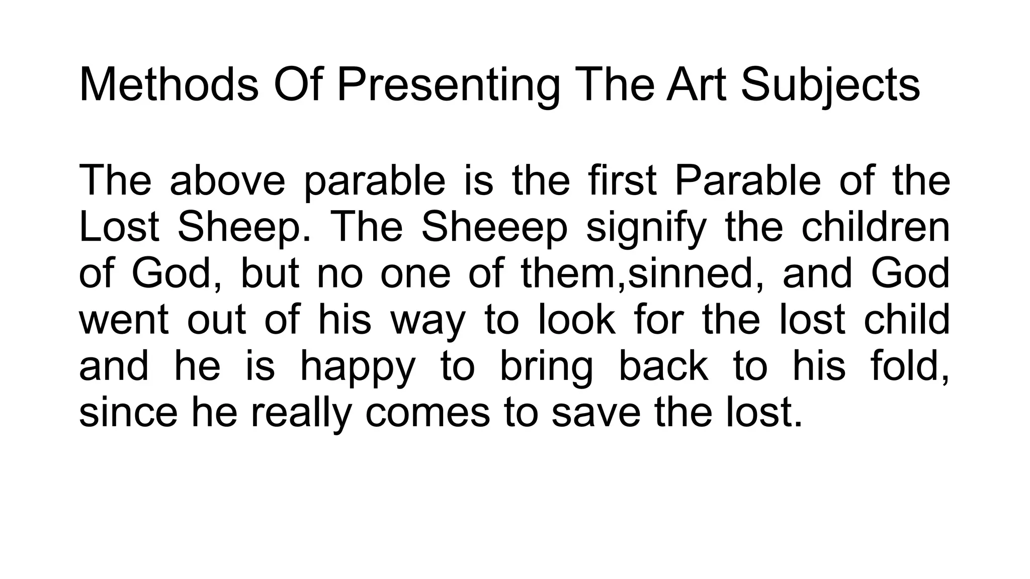 Methods of-presenting-the-art-subjects2 | PPTX
