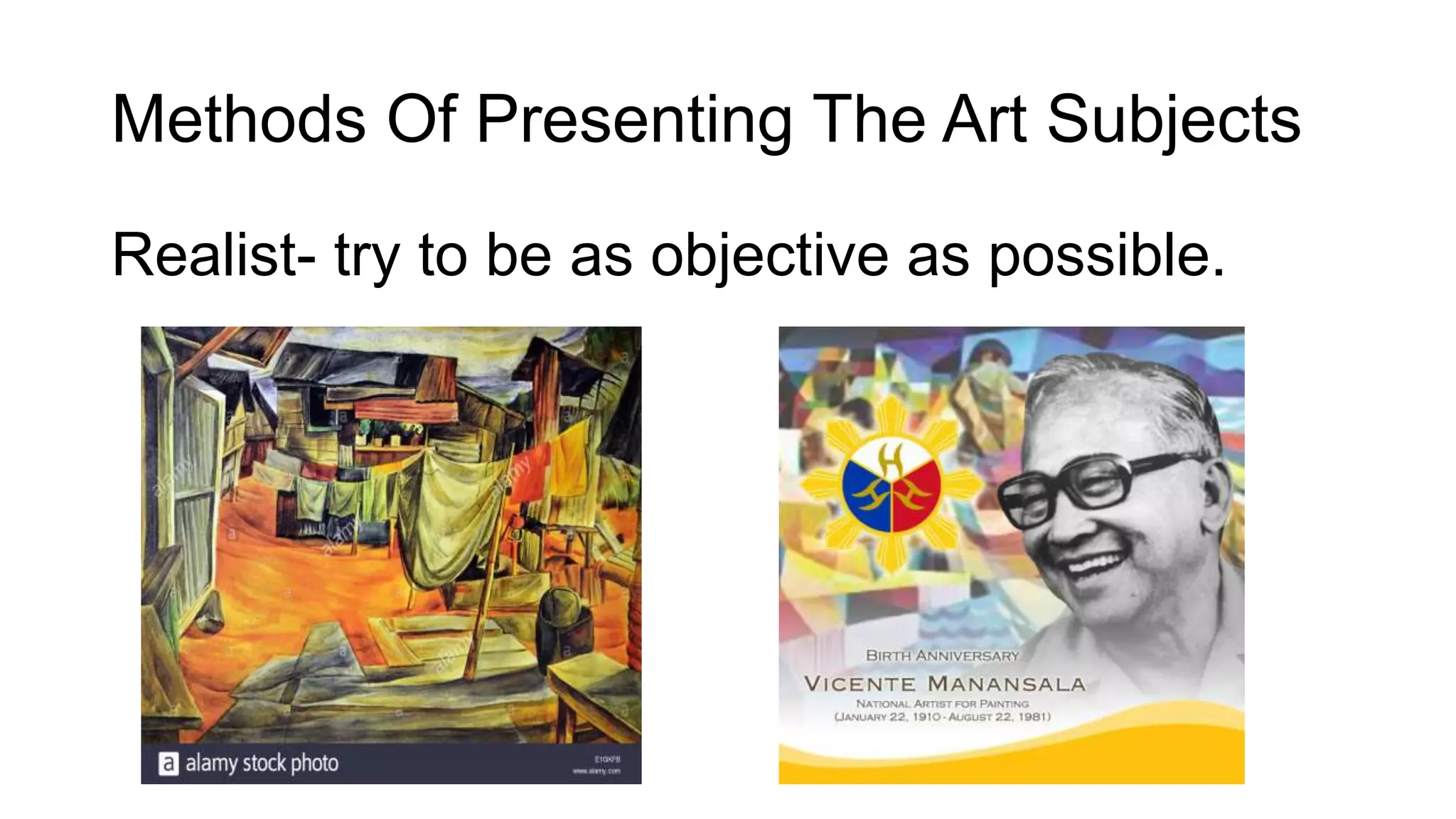 Methods of-presenting-the-art-subjects2 | PPTX