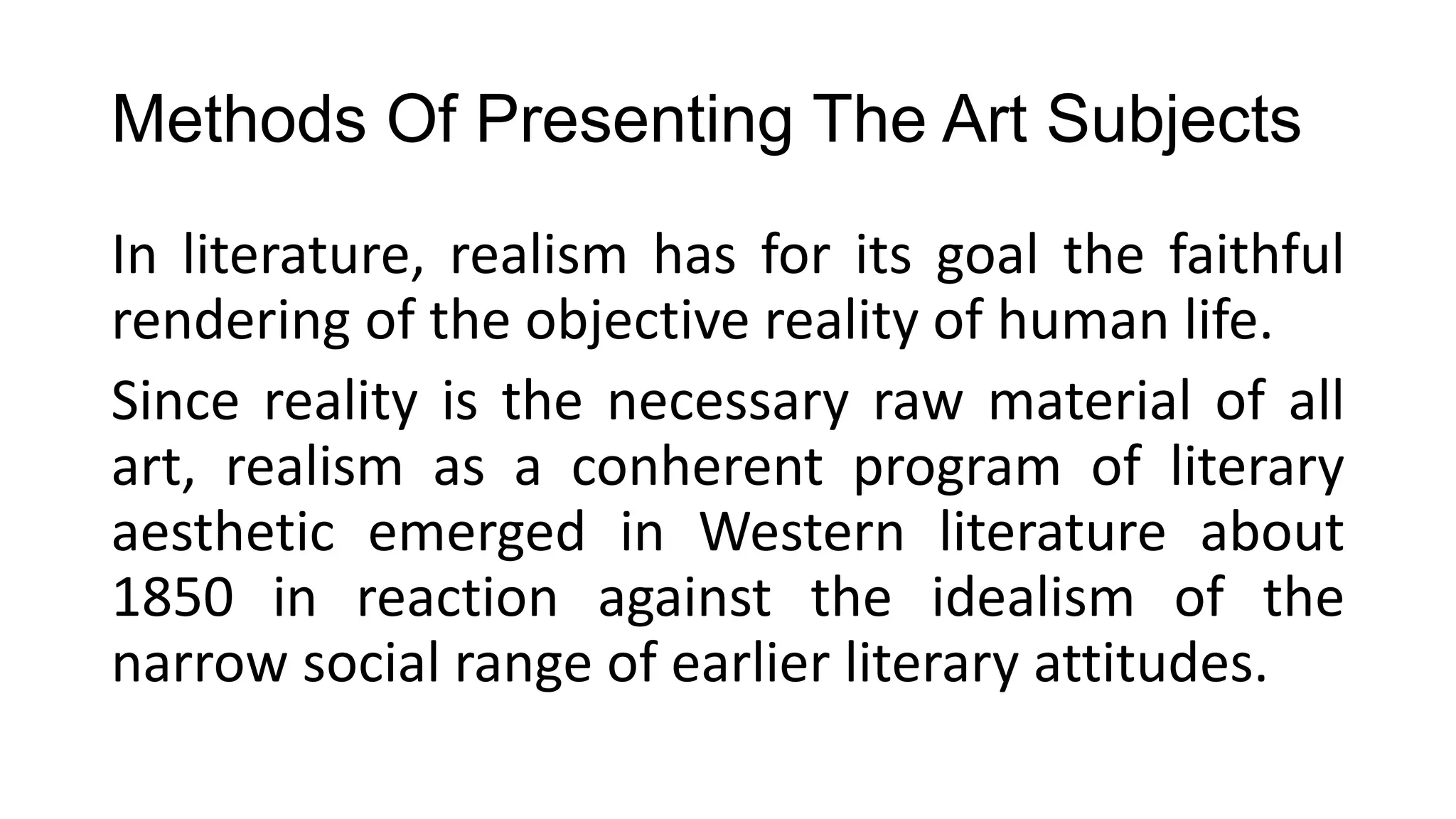 Methods of-presenting-the-art-subjects2 | PPTX