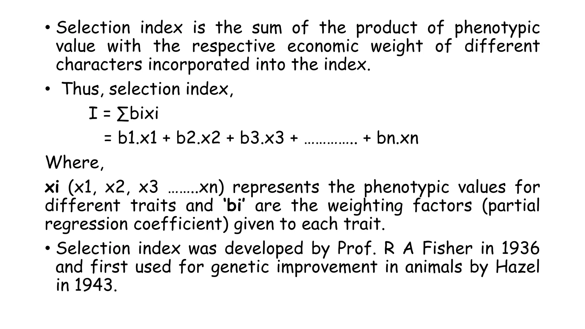 animal breeding and genetic Methods-of-Selection.pptx