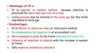 animal breeding and genetic Methods-of-Selection.pptx