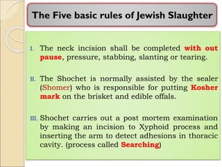 Method of Slaughter. (Humane Slaughter,Jewish,hindu,halal) | PDF