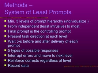 Autism: Methods Of Teaching | PPT