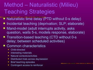 Autism: Methods Of Teaching | PPT