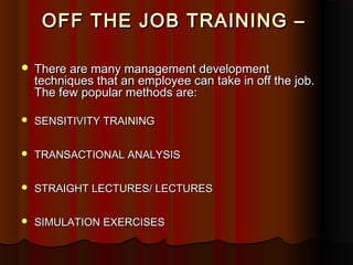 Methods of-training-and-development | PPT