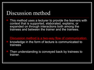 Methods Of Training And Development | PPT