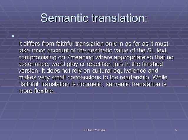Methods Of Translation | PPT