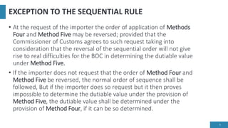 METHODS-OF-VALUATION1.pptx specifically covers customs administration ...