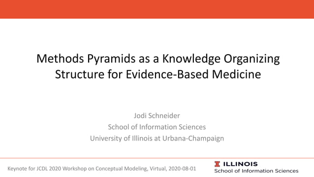 Methods Pyramids as an Organizing Structure for Evidence-Based Medicine ...