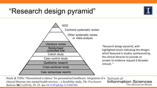 Methods Pyramids as an Organizing Structure for Evidence-Based Medicine ...