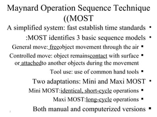Methods time measurement (mtm) | PPT