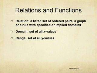 Methods1 relations and functions | PPT