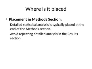 Methods 17-01-2025.pptx statistical methods | PPT