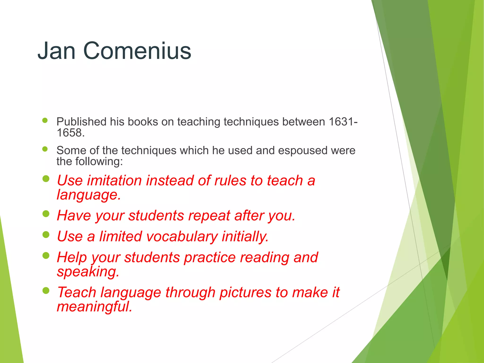 English Language Teaching Methods | PPT | Education