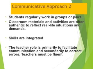 English Language Teaching Methods | PPT