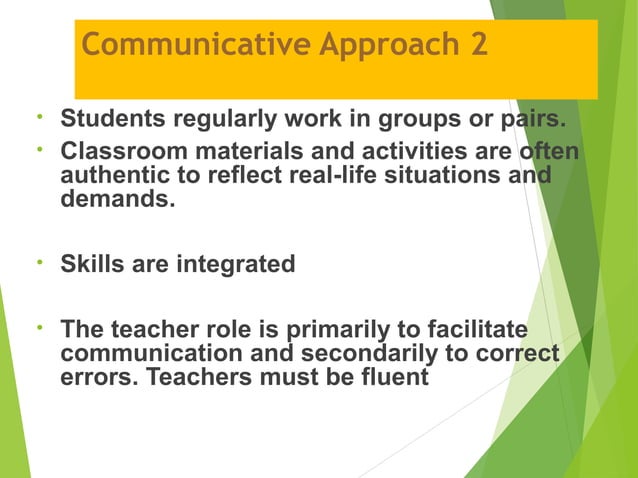 English Language Teaching Methods | PPT | Education