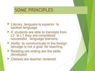 English Language Teaching Methods | PPT