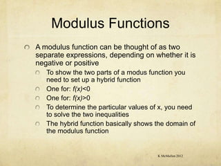 Methods6 modulus function | PPT