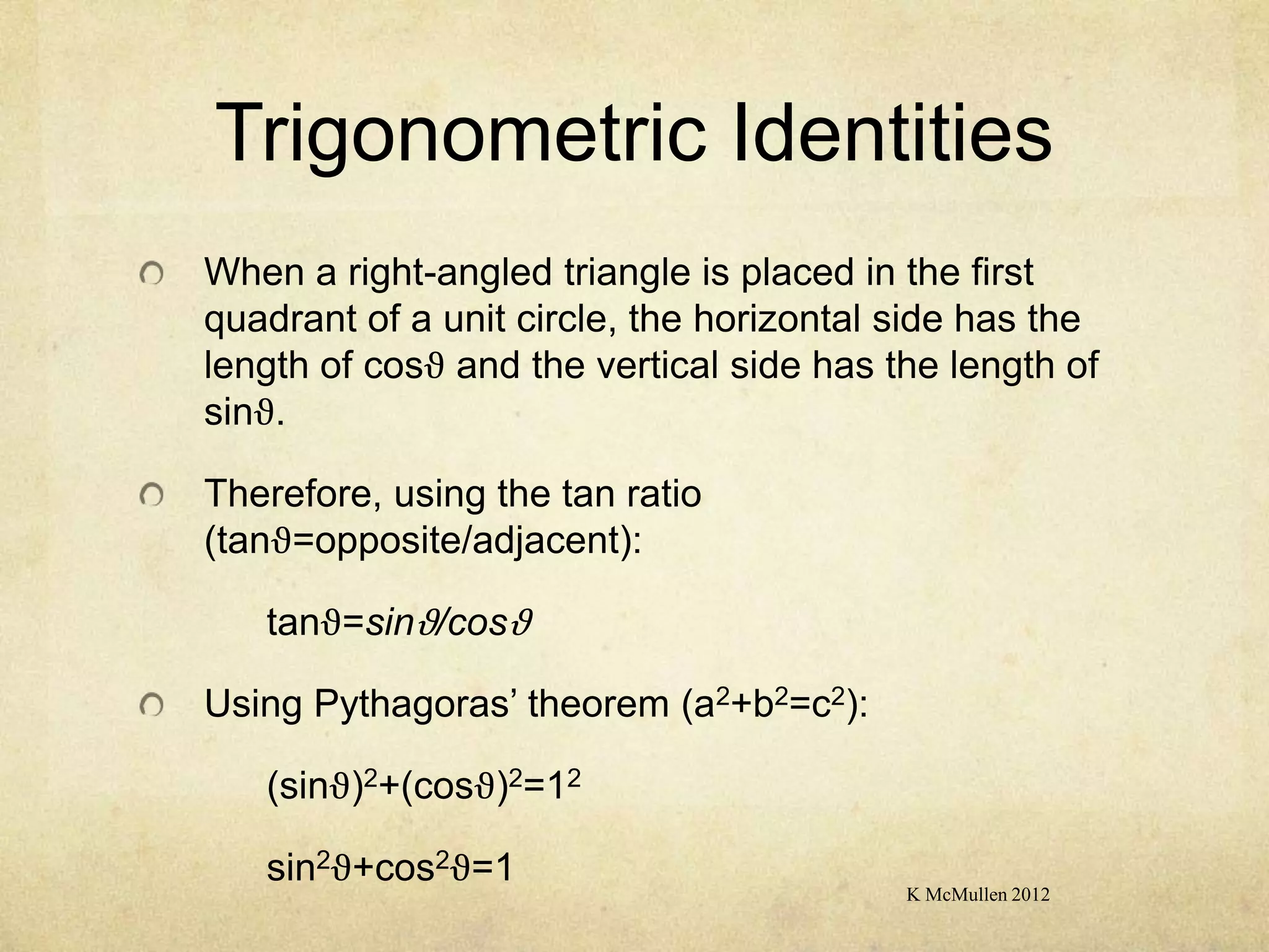 Methods8 trigonometric functions | PPTX