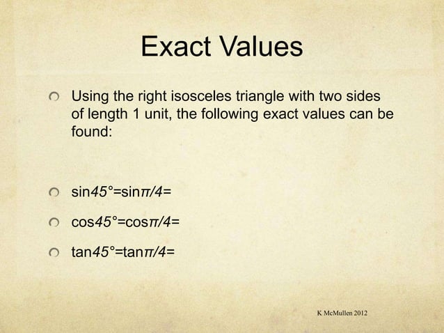 Methods8 trigonometric functions | PPTX