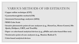Methods and analyzers for Hb.pptx