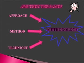 Methods And Approaches | PPT