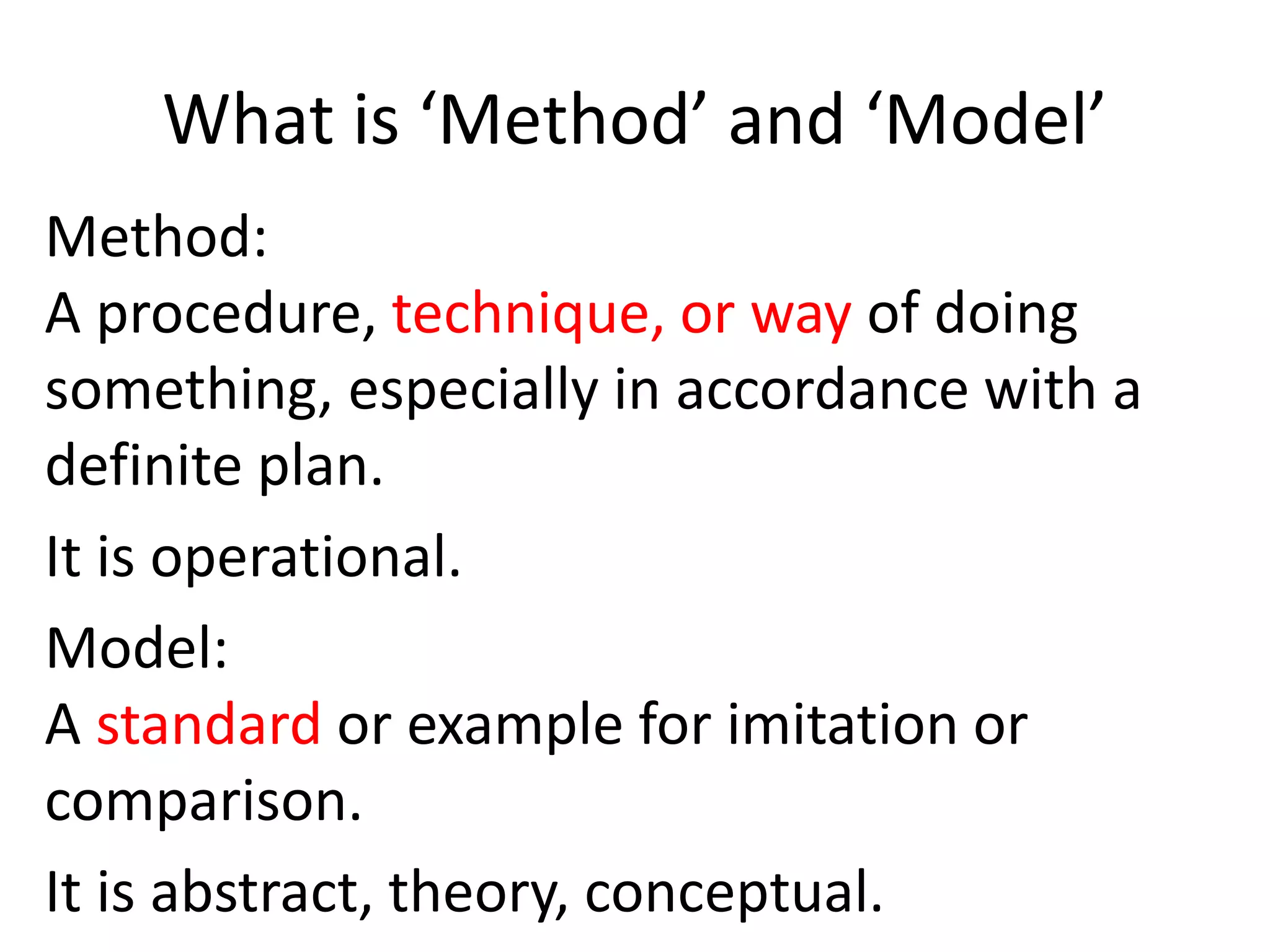 Methods and Models of Health Education | PPTX