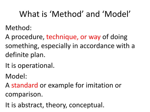 Methods and Models of Health Education | PPTX