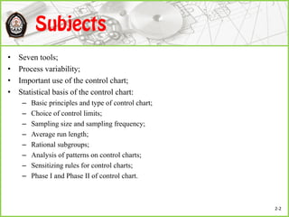 Methods and Philosophy of SPC | PDF