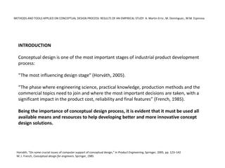 Methods and resources for conceptual design | PPT