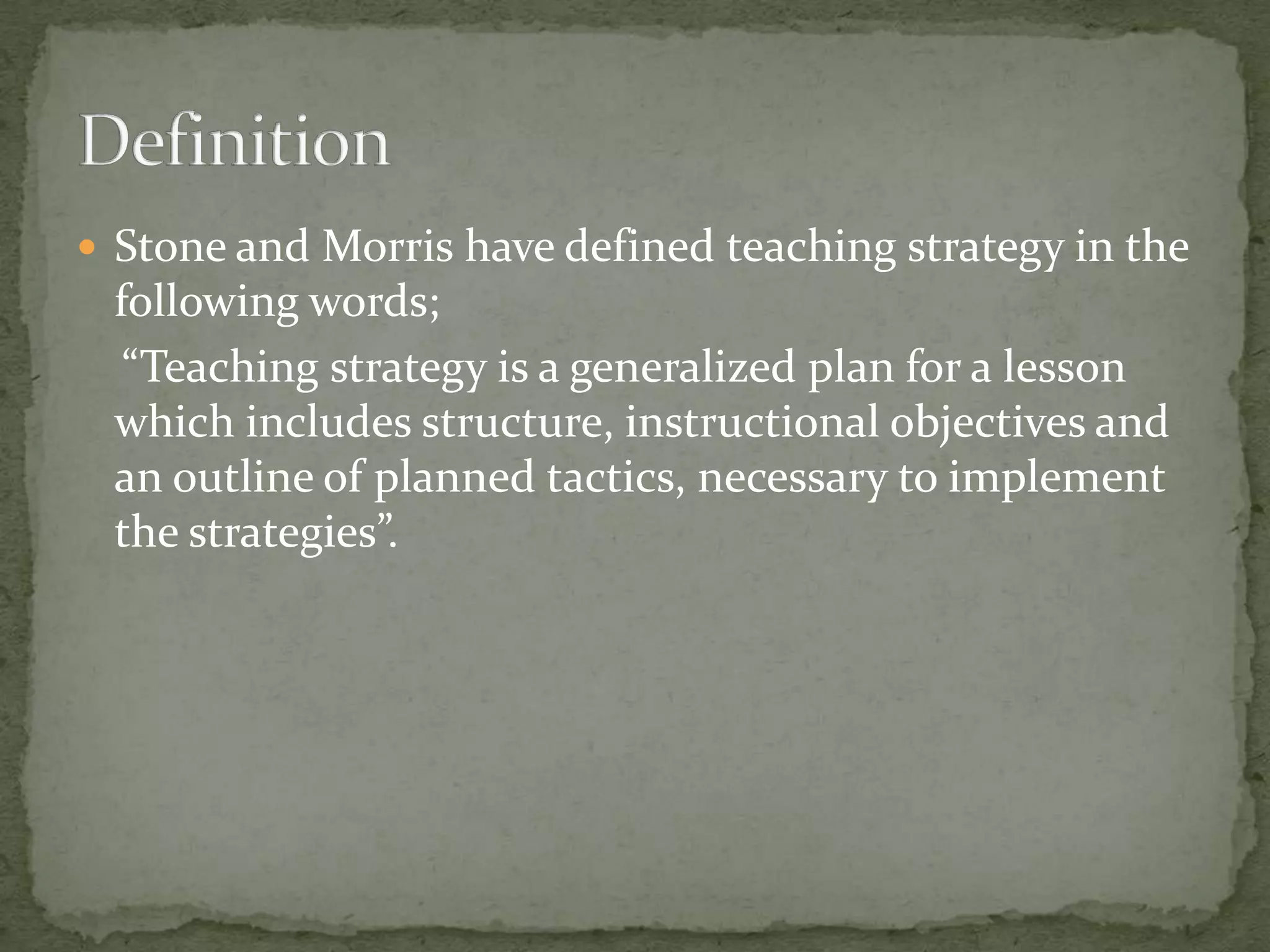 Methods and strategies of teaching | PPTX