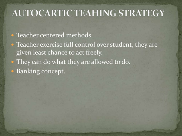 Methods and strategies of teaching | PPTX