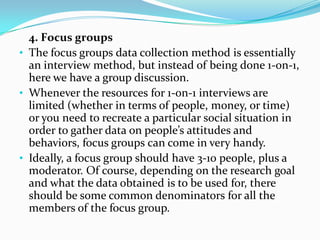 Methods and techniques of data collection | PDF | Educational Assessment | Education