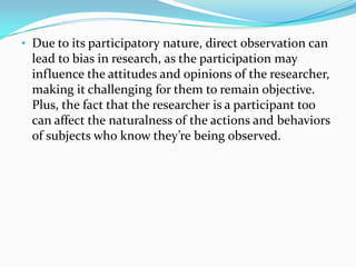 Methods and techniques of data collection | PDF | Educational ...