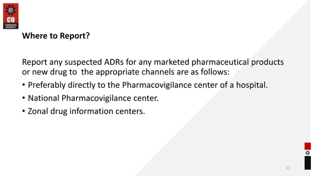 Methods and Tools for ADR Reporting.pptx | Pharmaceutical Industry | Industries