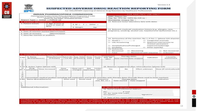 Methods and Tools for ADR Reporting.pptx | Pharmaceutical Industry ...