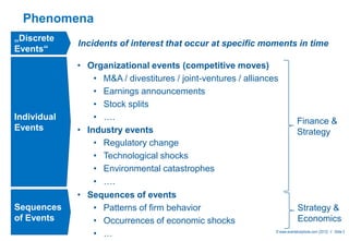 Methods and Tools for Studying Discrete Events | PPTX