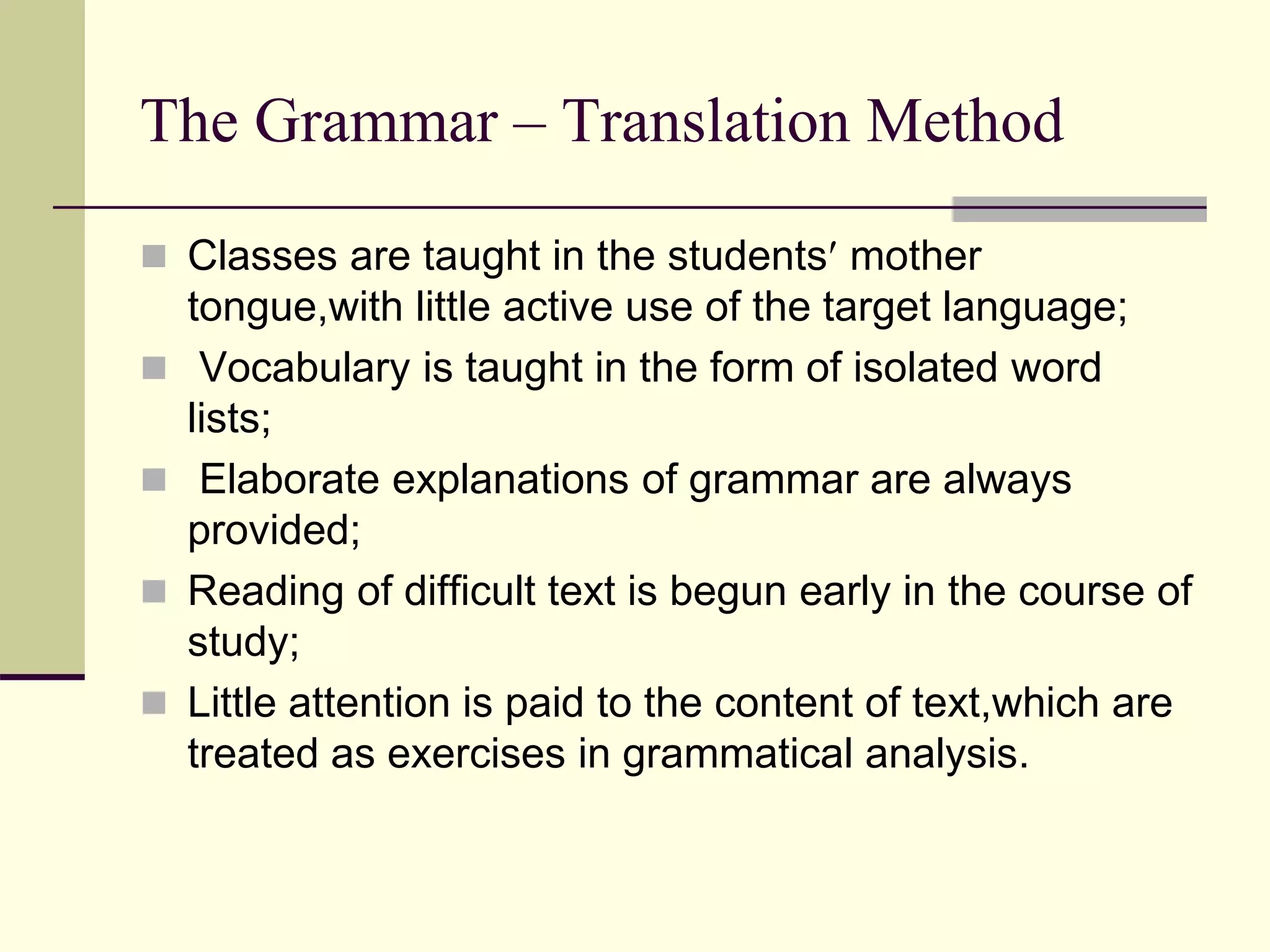 Methods, approaches ... efl | PPTX | Education